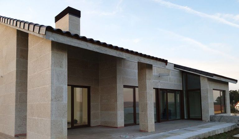 Revestimiento exterior de fachada para casas y edificios